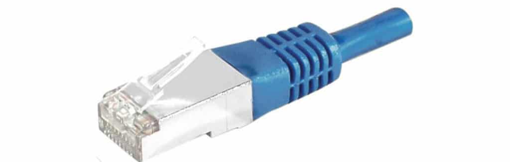 RJ45 Cat 6 Blue Cable - 3M Premium - Soliled