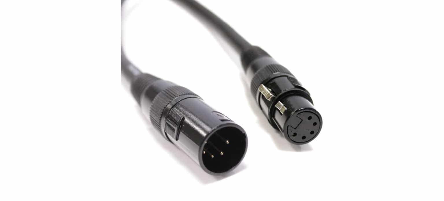 Câble DMX512, XLR 5 pins, 1m - Soliled